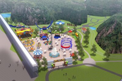 Build 800sqm Amusement Park | Park Layout | Buy Rides | Install